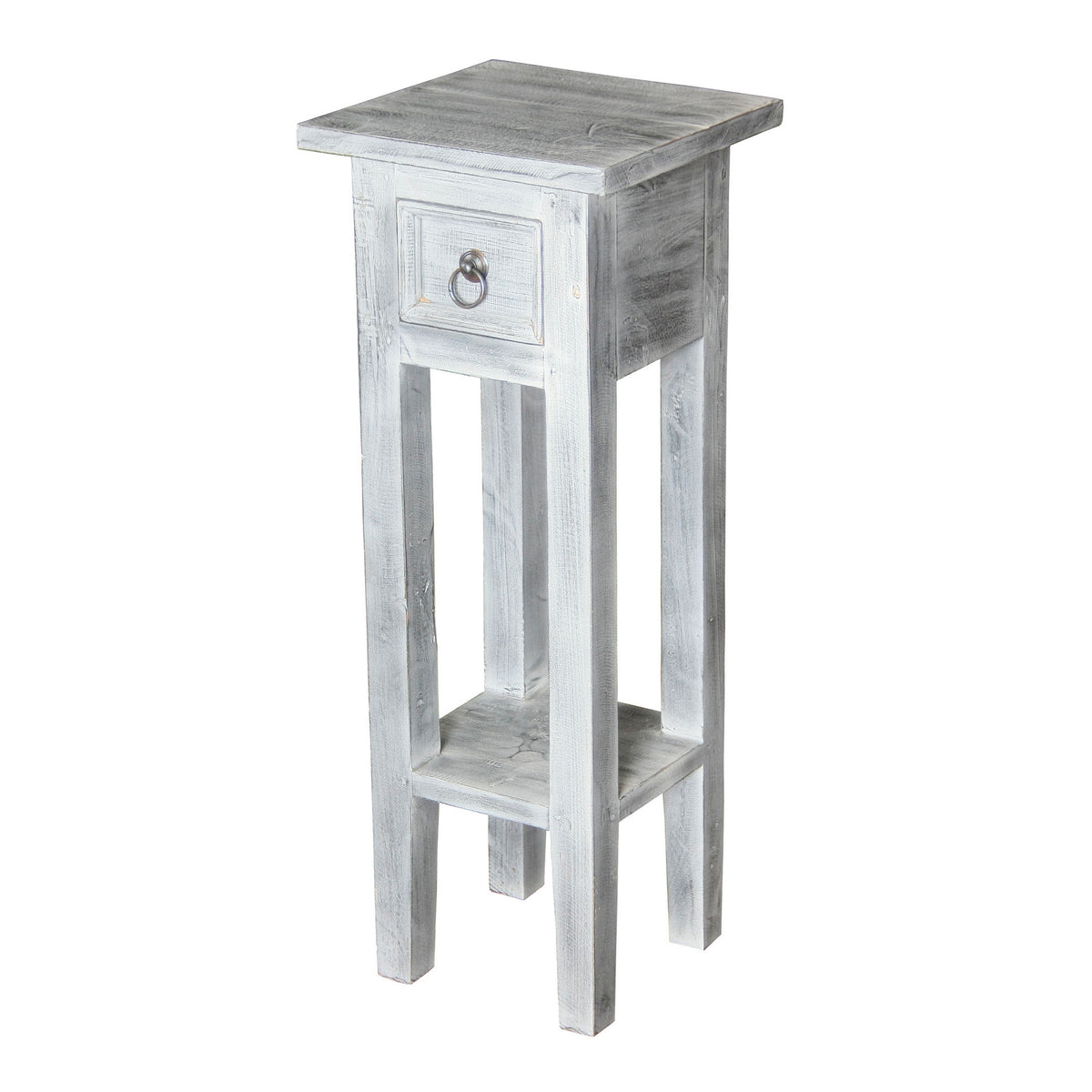 Sterling Shutter End Table, White Mahogany | 6500505 | Accent Tables ...